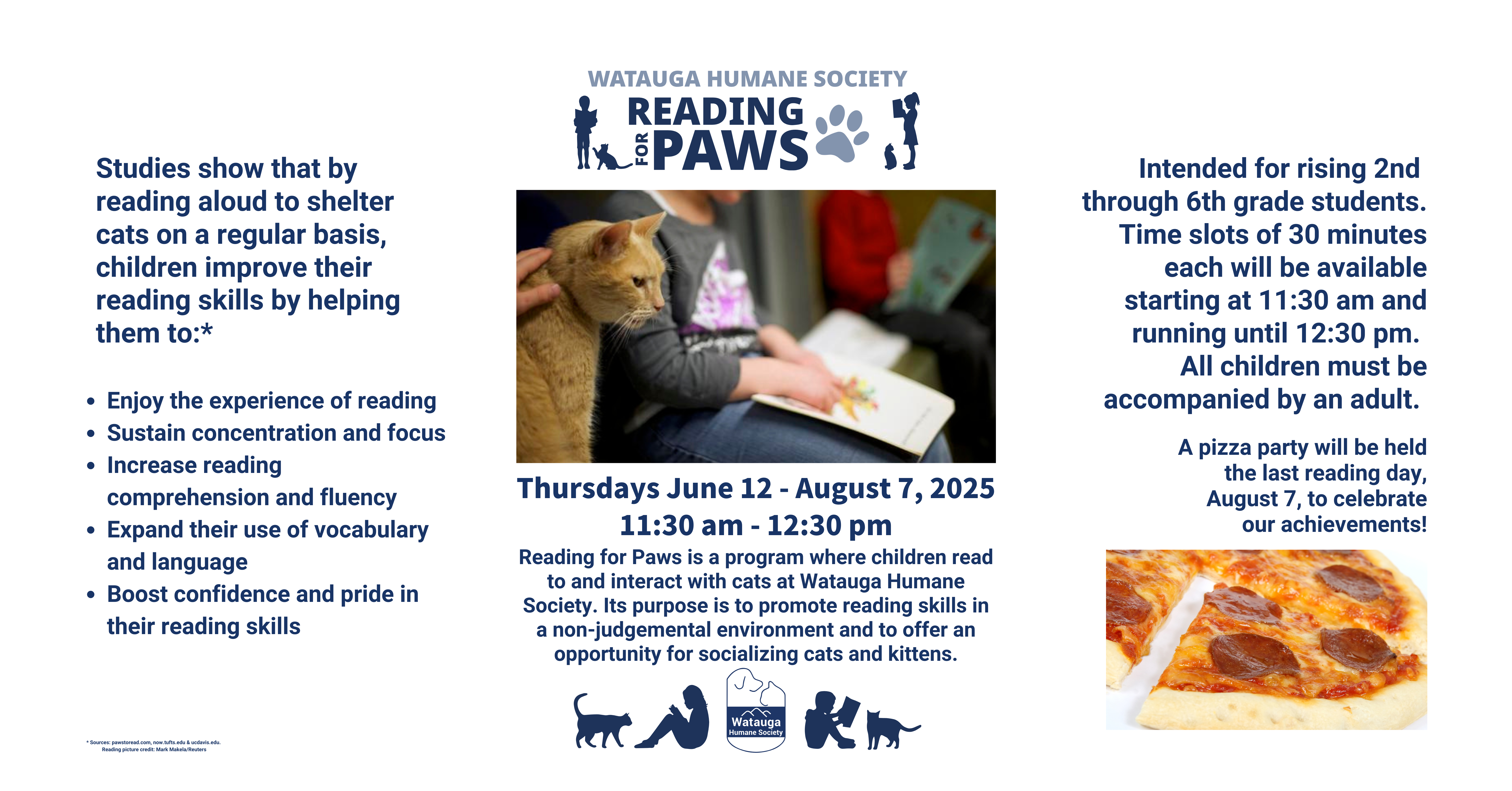 Kids, Cats, and Chapter Books: “Reading for Paws” Returns This Summer